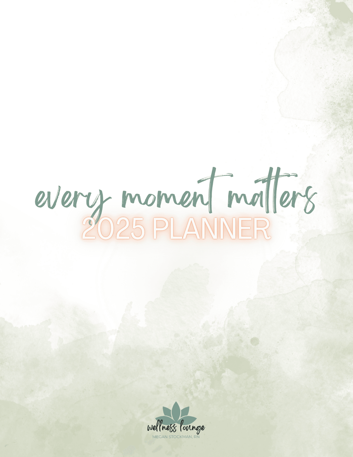 Everyday Wellness - Yearly 2025 Wellness Planner – Stay Organized & Ba ...