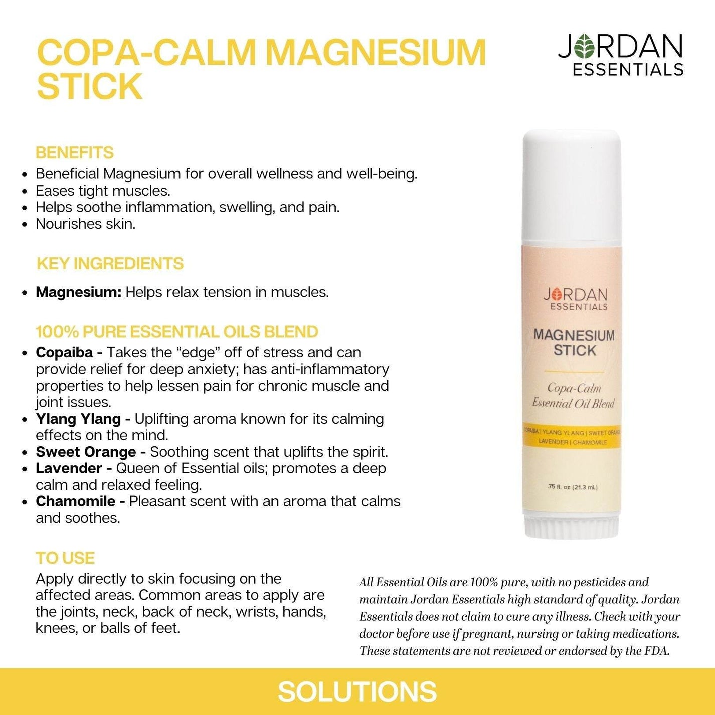 Magnesium Sticks from Jordan Essentials – Wellness Lounge