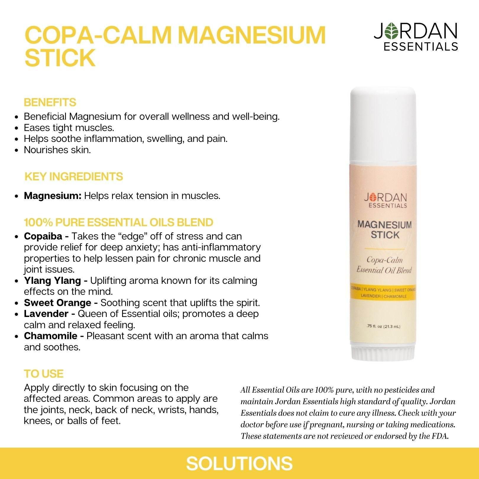 Magnesium Sticks from Jordan Essentials – Wellness Lounge