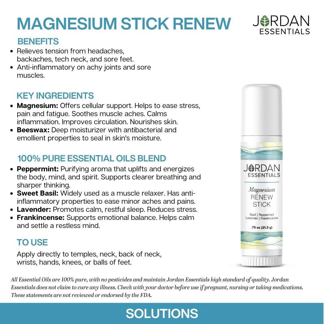 Magnesium Sticks from Jordan Essentials – Wellness Lounge